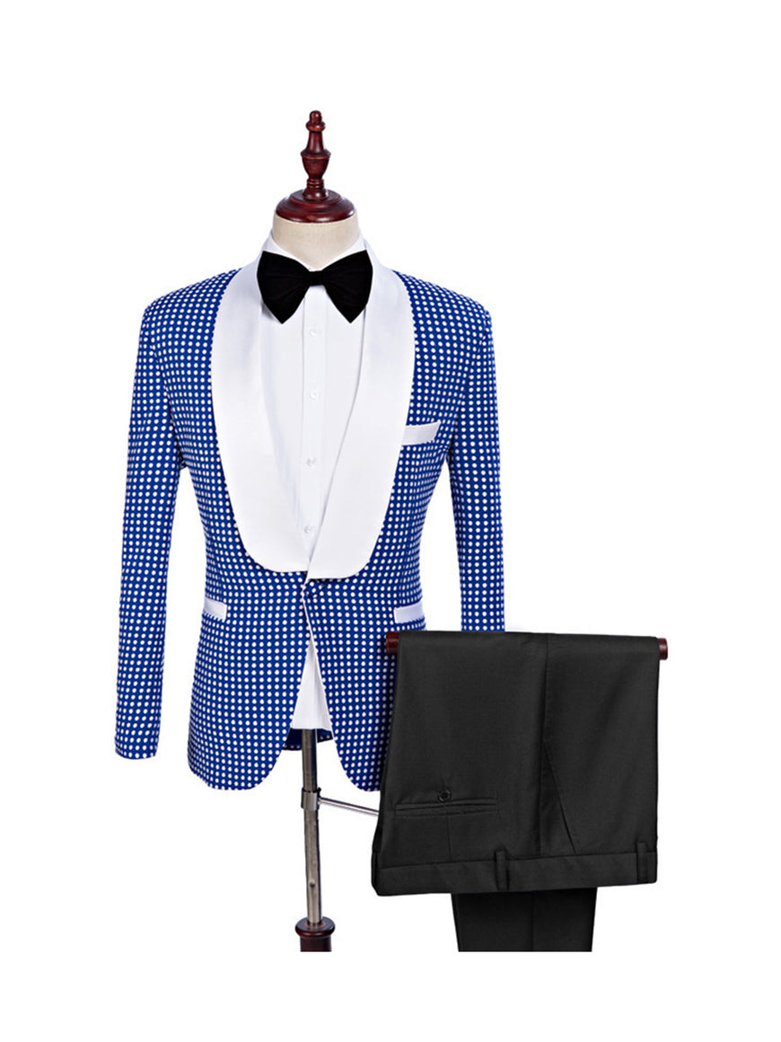 Single Breast Two Button 3 Piece Notch Lapel Slim Men Suits – BABARONI