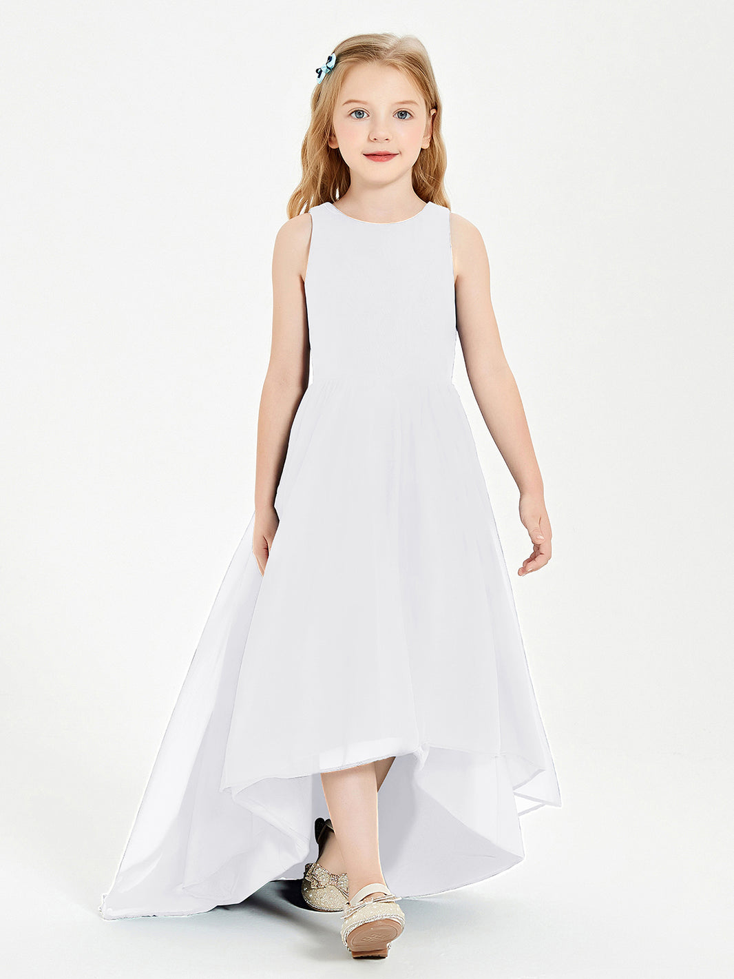White Junior Bridesmaid Dresses – BABARONI