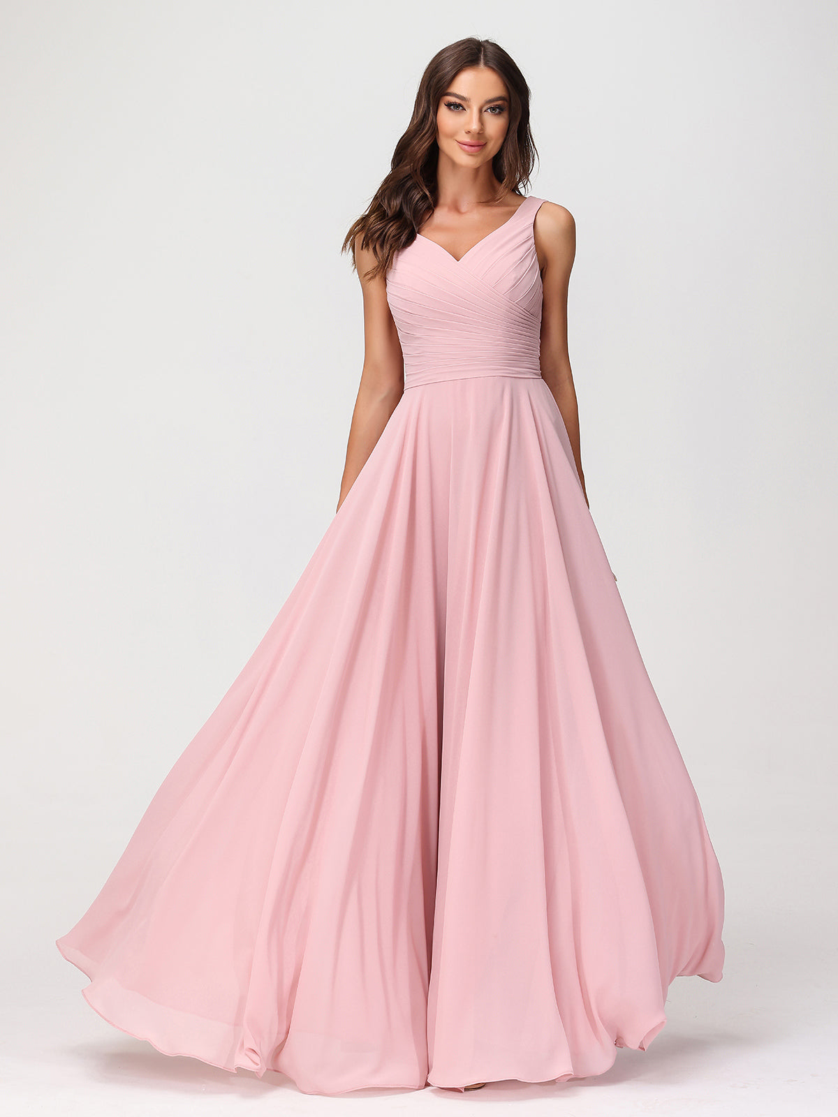 Dusty Rose Pink Bridesmaid Dresses