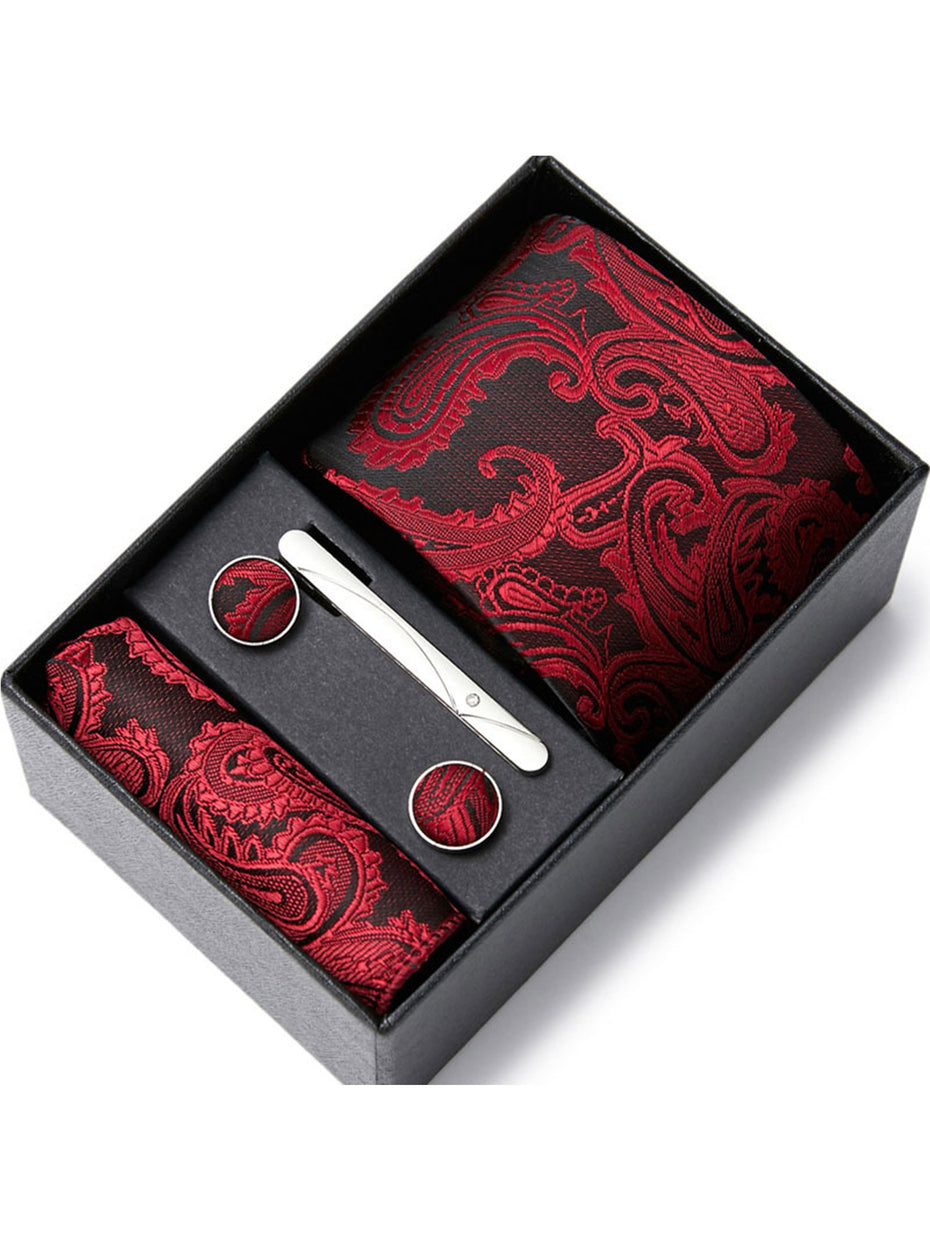 6 Piece Tie Pocket Square Set – BABARONI