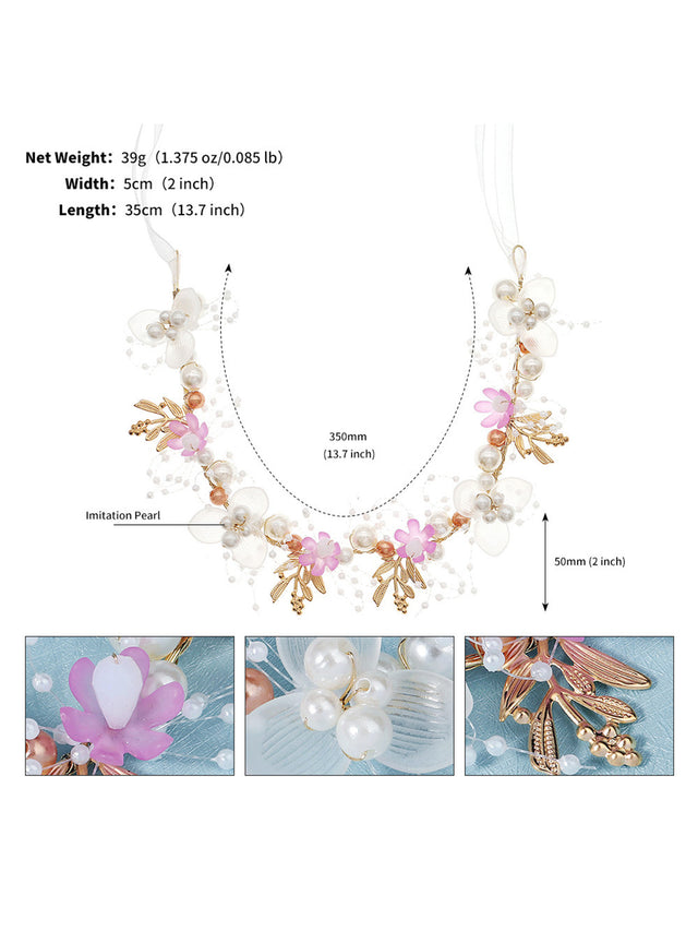 Handmade Beaded Floral Bridal Hair Accessory – BABARONI
