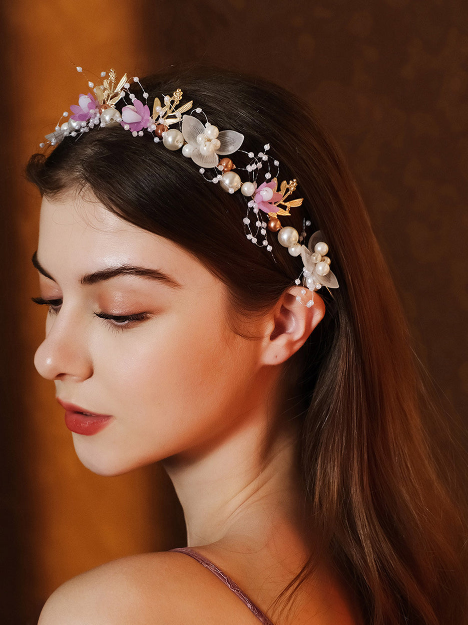 Handmade Beaded Floral Bridal Hair Accessory – BABARONI
