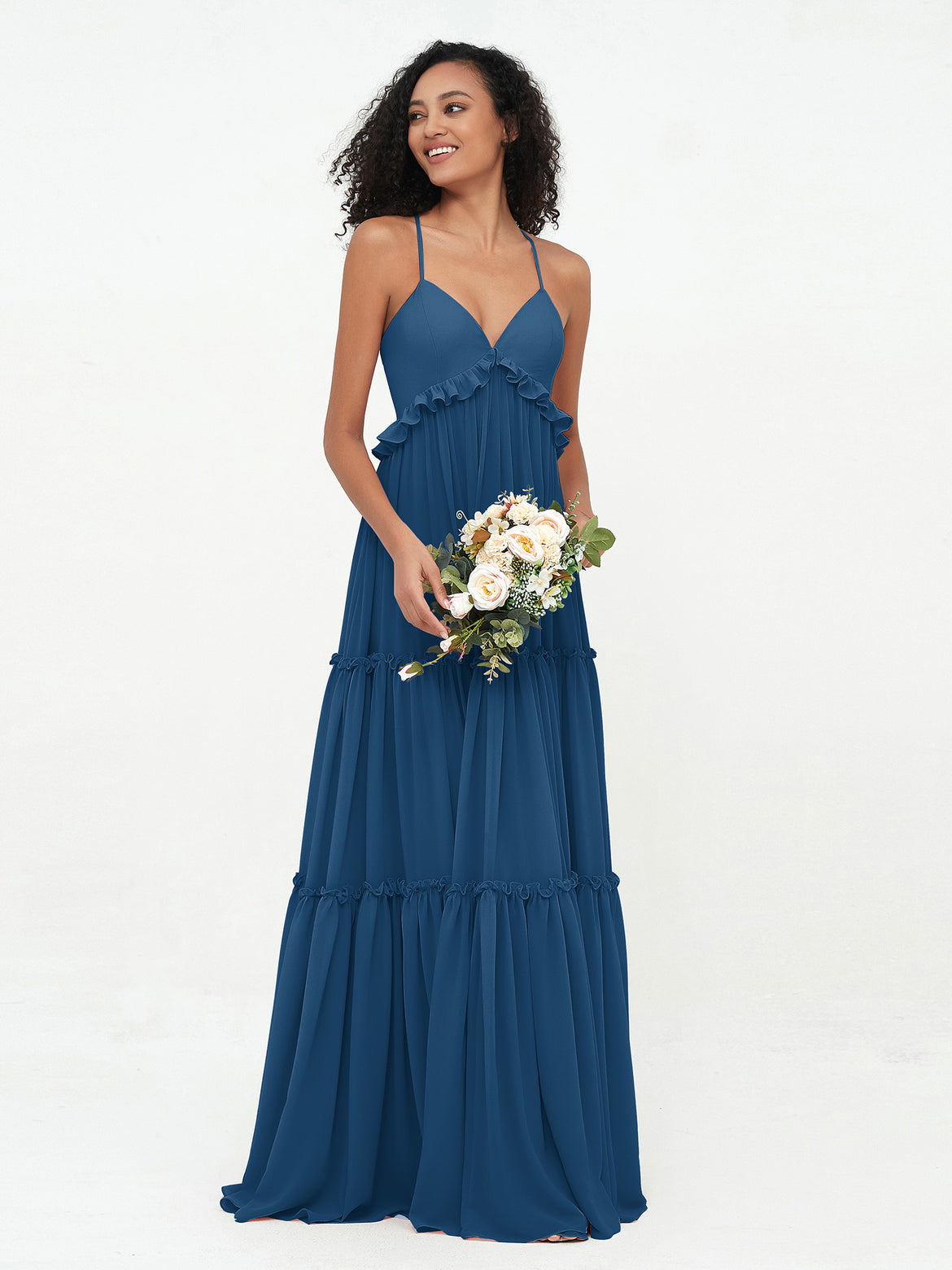 Ink Blue Bridesmaid Dresses - Prices Suit Any Wedding Budget – BABARONI