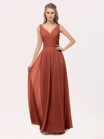 Rust Bridesmaid Dresses – BABARONI