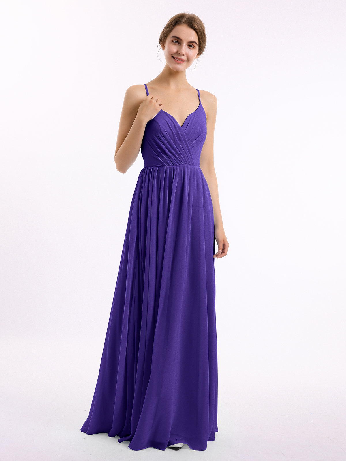Chiffon Bridesmaid Dresses with Spaghetti Straps-Regency Plus Size ...