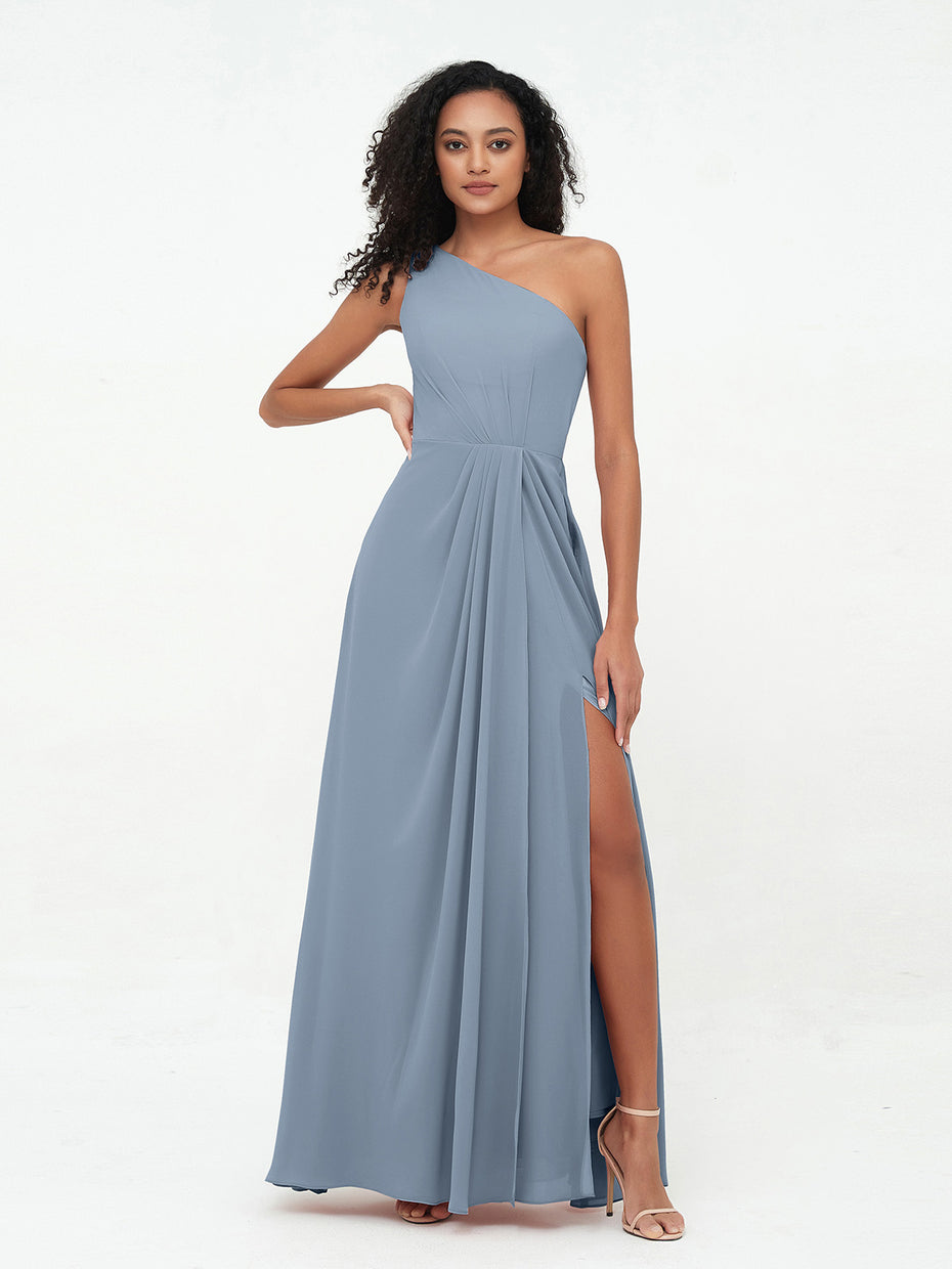 Dusty Blue Bridesmaid Dresses - Under $100 Styles for Every Woman ...